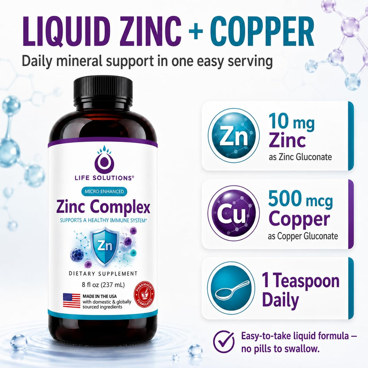 Zinc for immune support