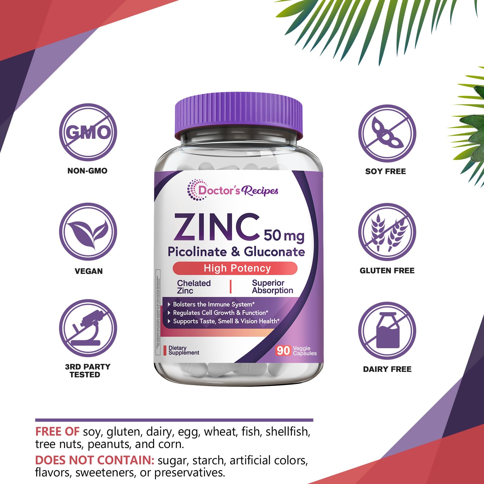 zinc for improved immune function