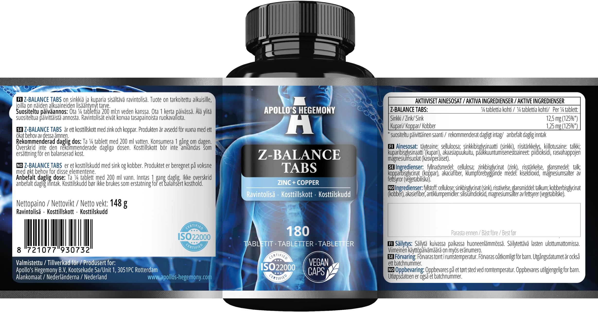 Zinc for improved skin clarity