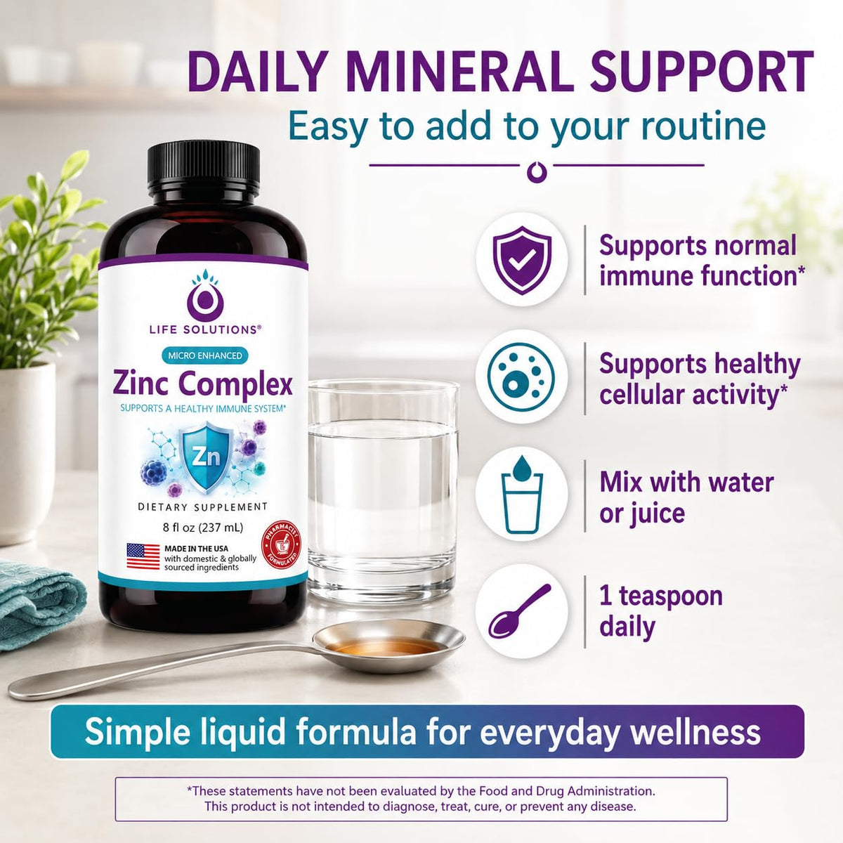 Zinc for overall health