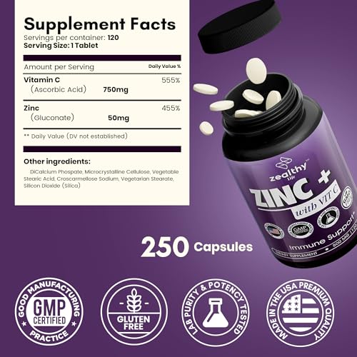 Zinc for overall wellness benefits