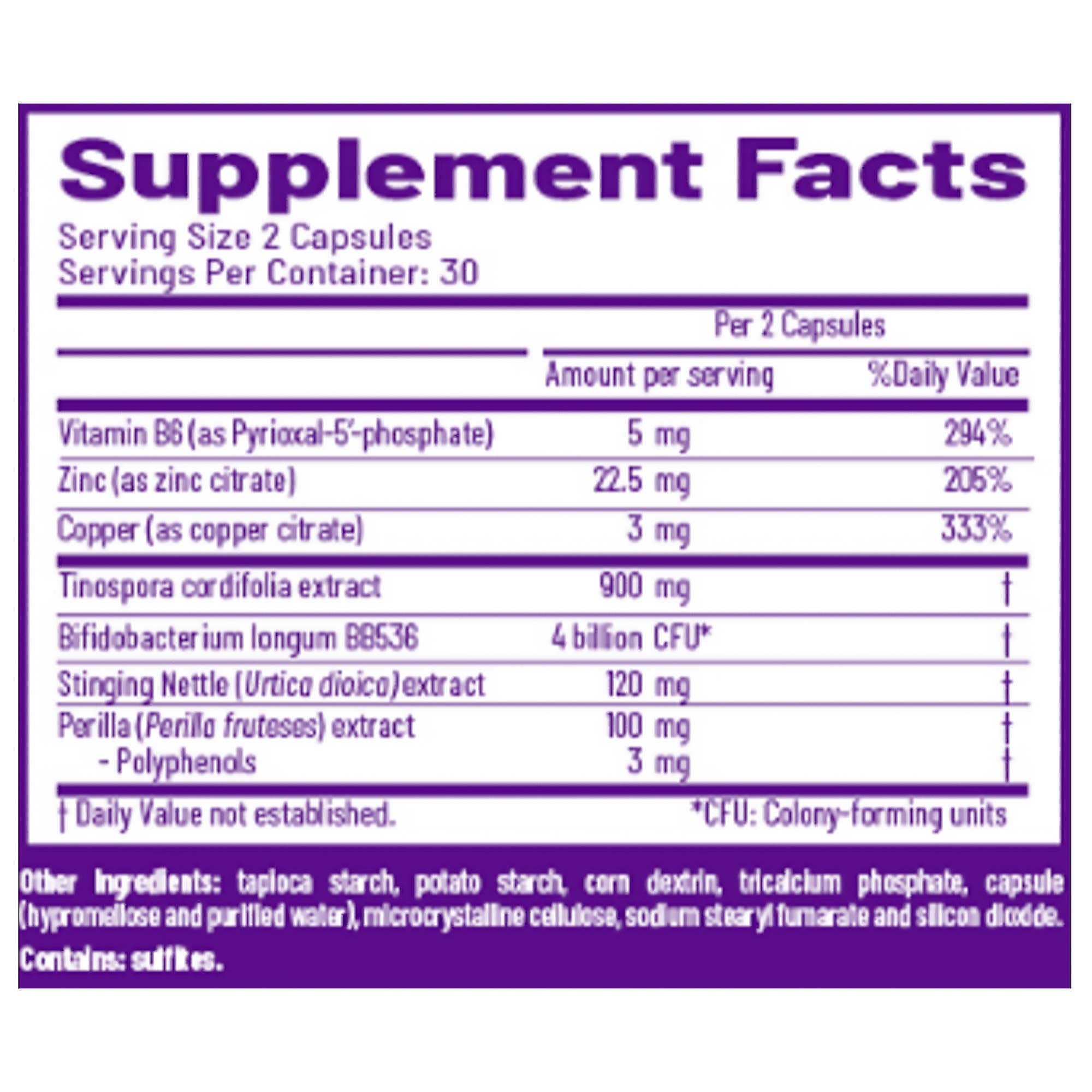 Zinc for respiratory health benefits