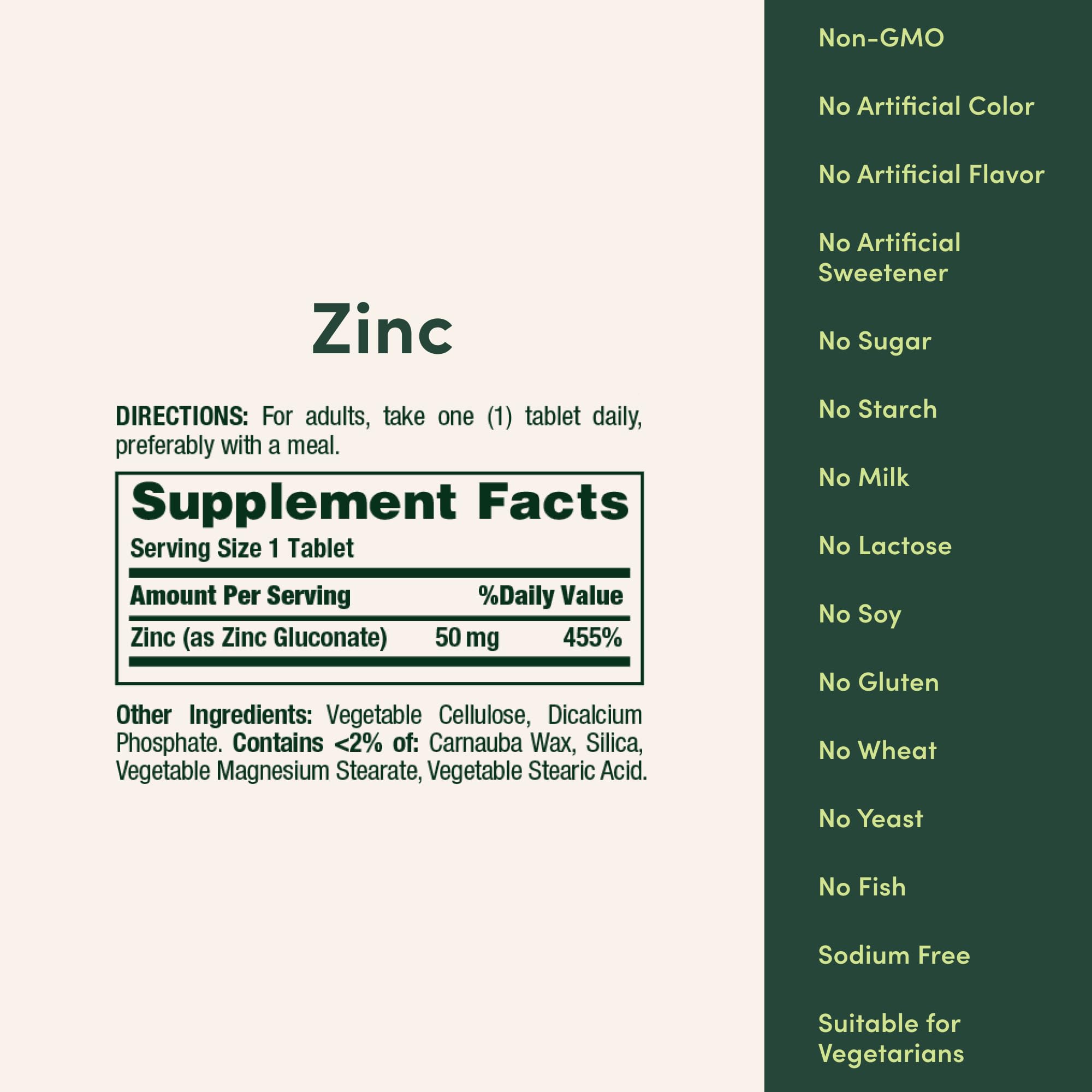 zinc for skin health and immunity