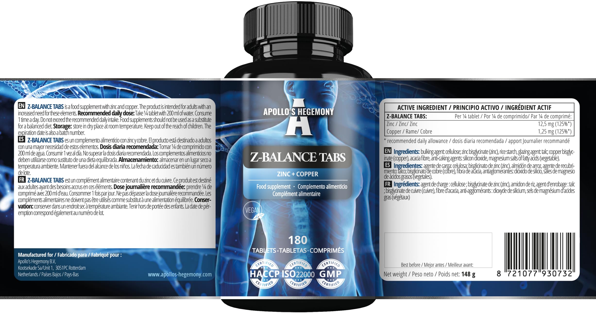 Zinc for stronger nails and hair