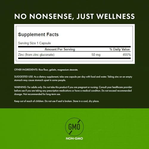 Zinc for vision health benefits