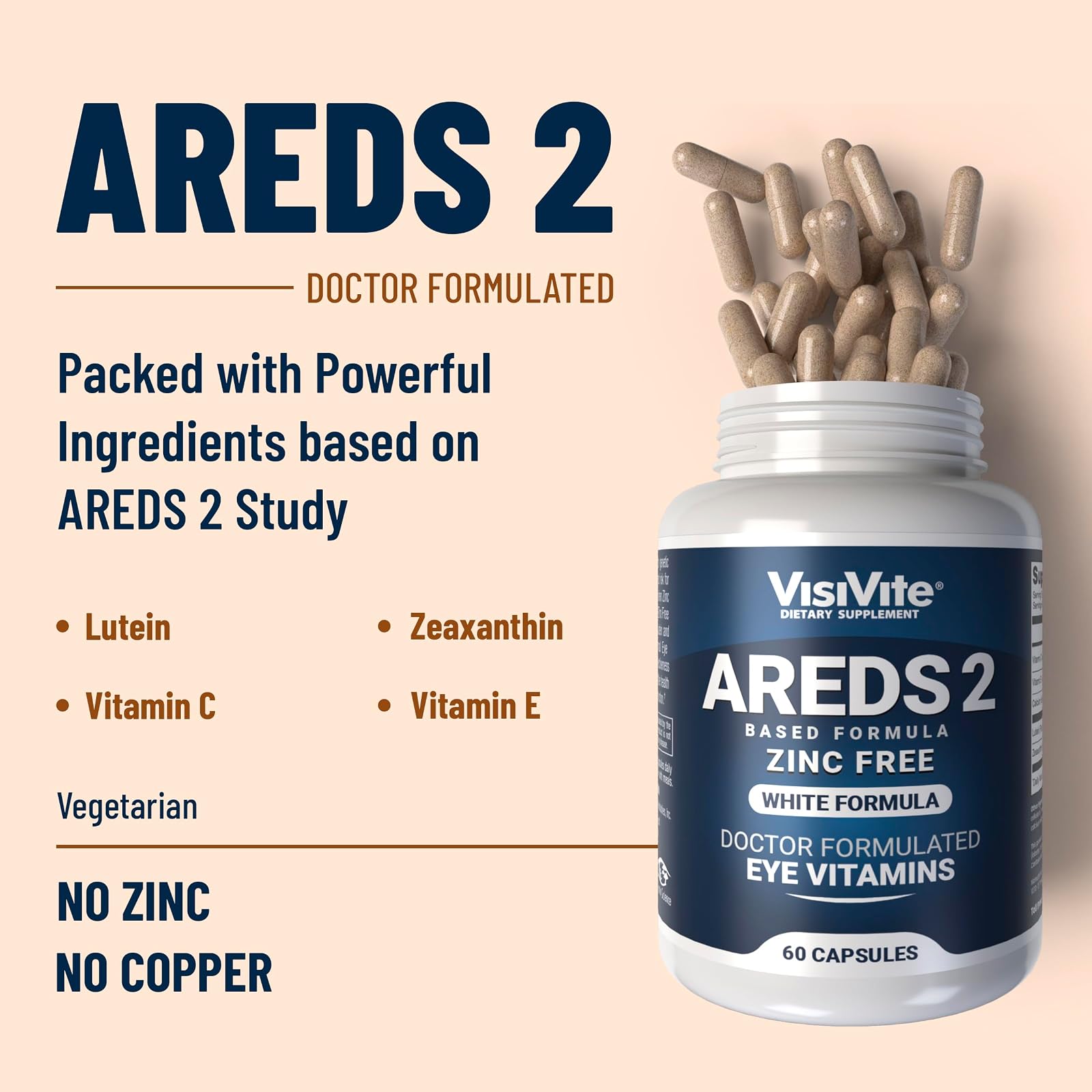 Zinc free eye health supplement