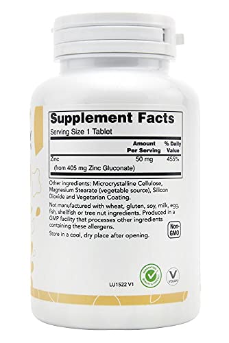 Zinc gluconate 50 mg for wellness