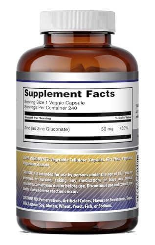 Zinc gluconate for better absorption