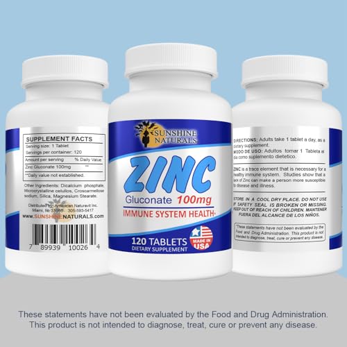 Zinc gluconate for better skin appearance