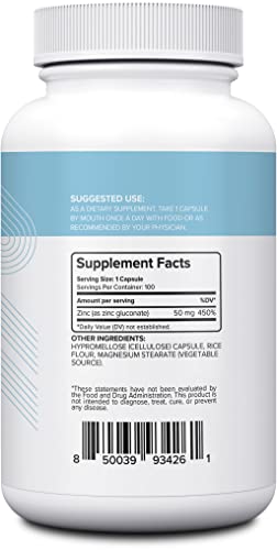 Zinc gluconate for daily wellness