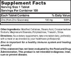 Zinc gluconate for overall wellness