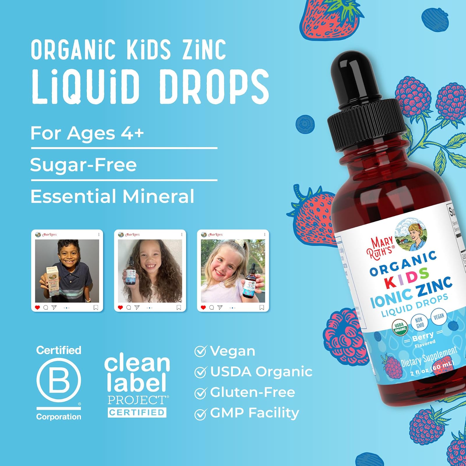 zinc gluconate liquid for easy dosing
