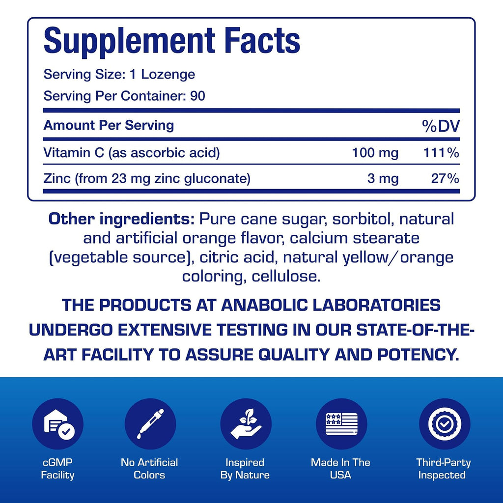 zinc gluconate lozenges for health