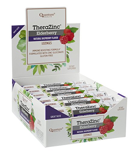 zinc gluconate lozenges with elderberry flavour
