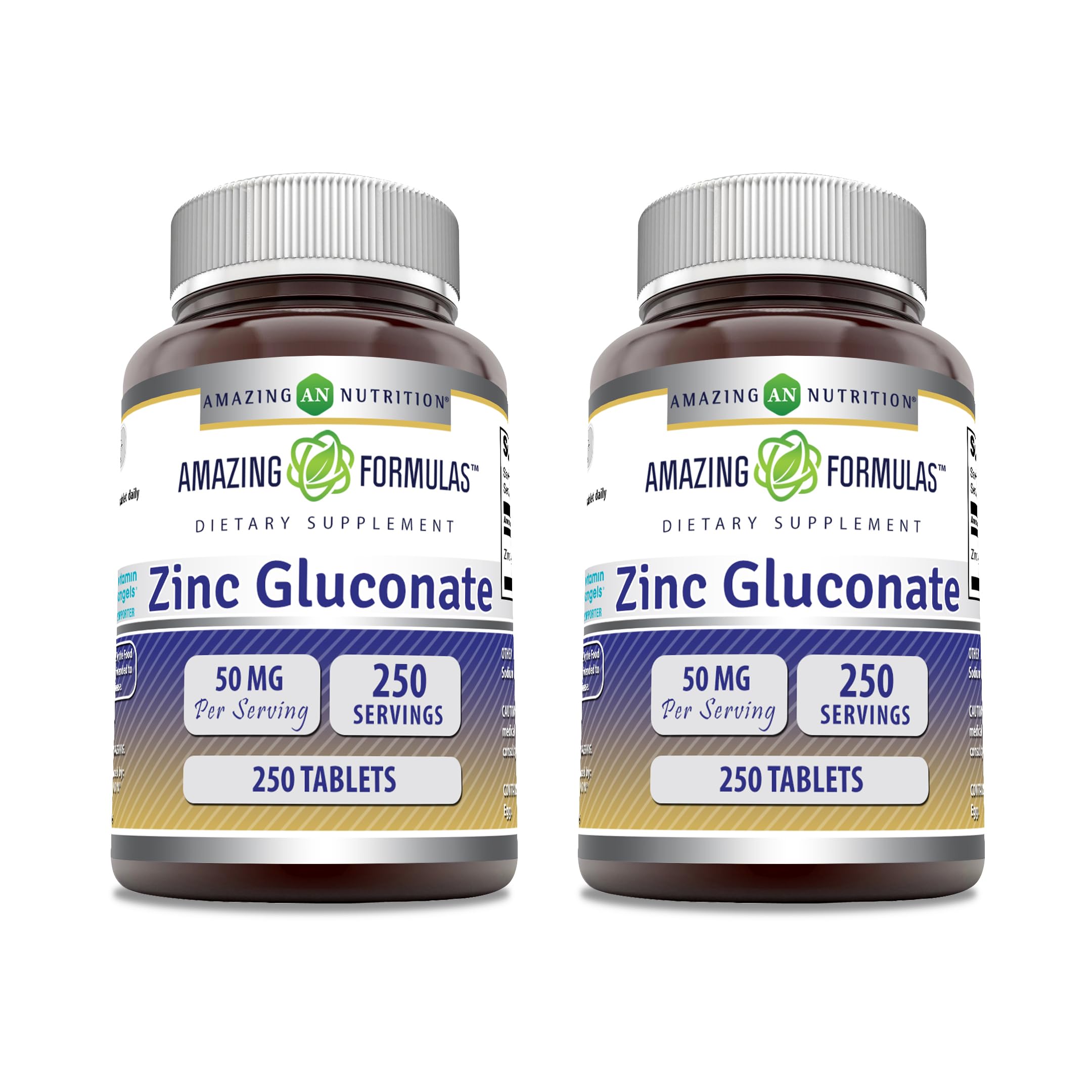 Zinc gluconate supplement tablets