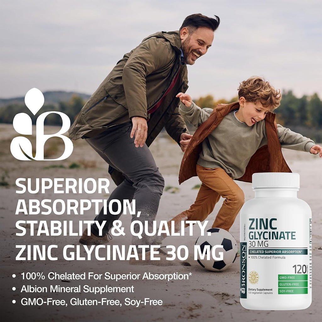 Zinc glycinate for better absorption