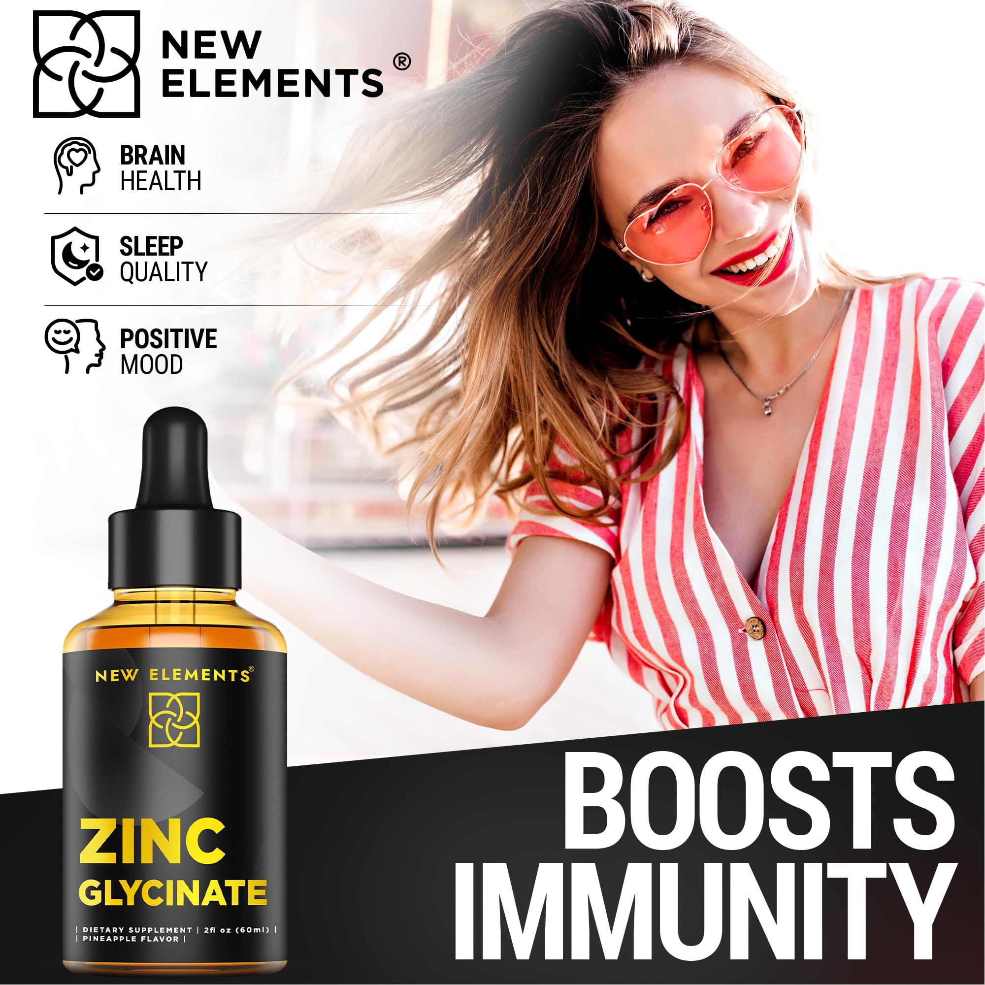 zinc glycinate for enhanced immunity