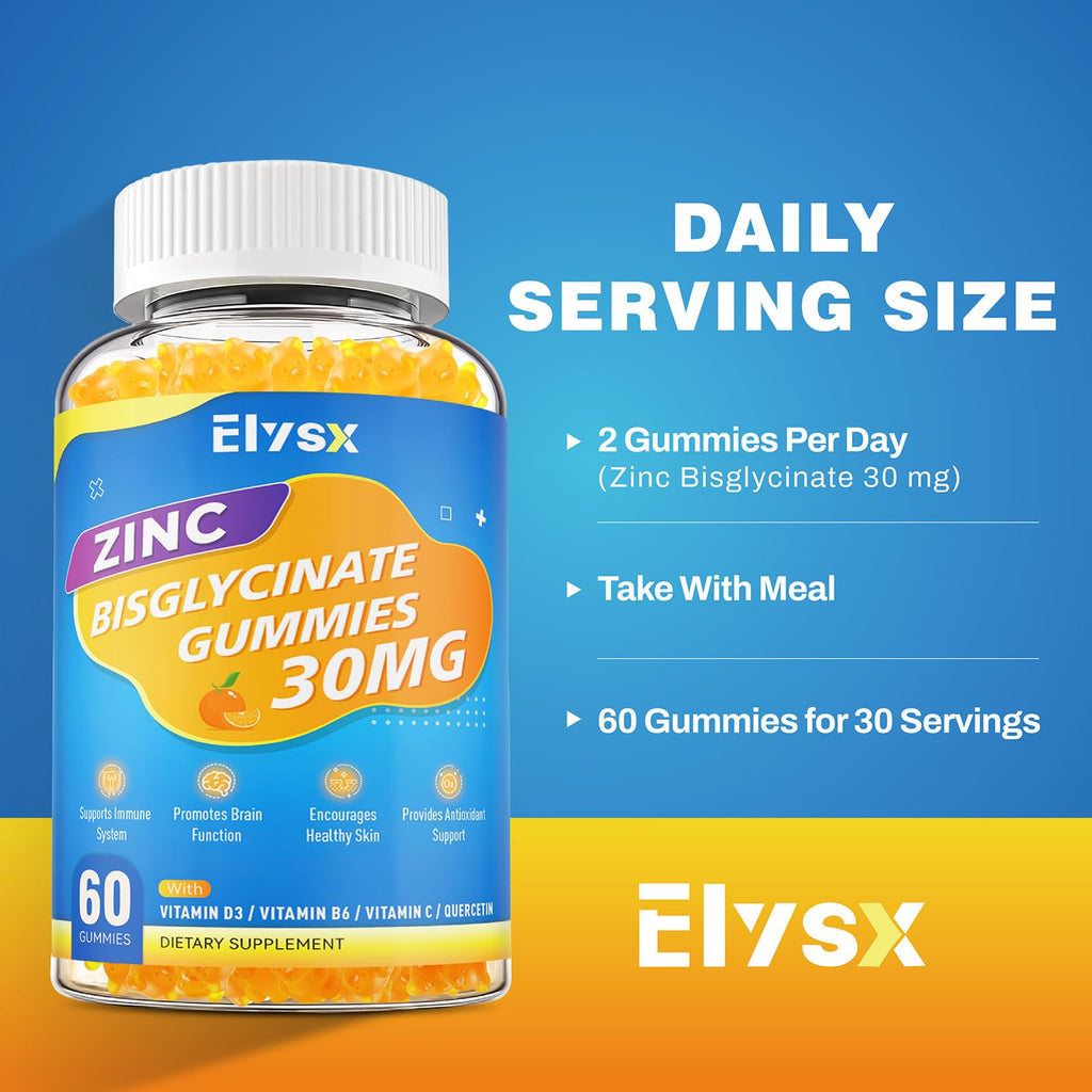 Zinc Glycinate gummies for improved absorption