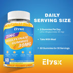 Zinc Glycinate gummies for improved absorption