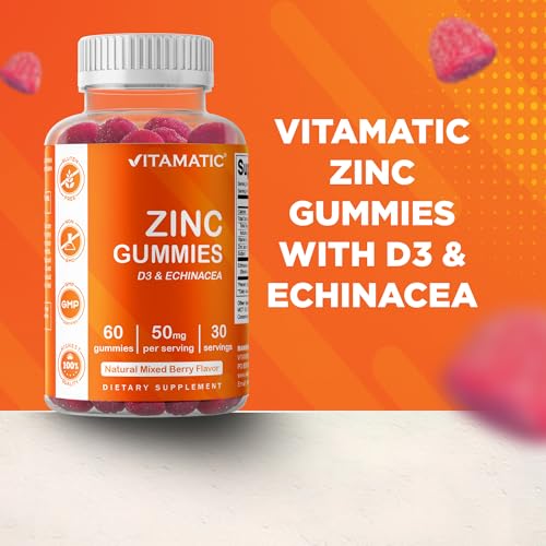 Zinc gummies for antioxidant protection