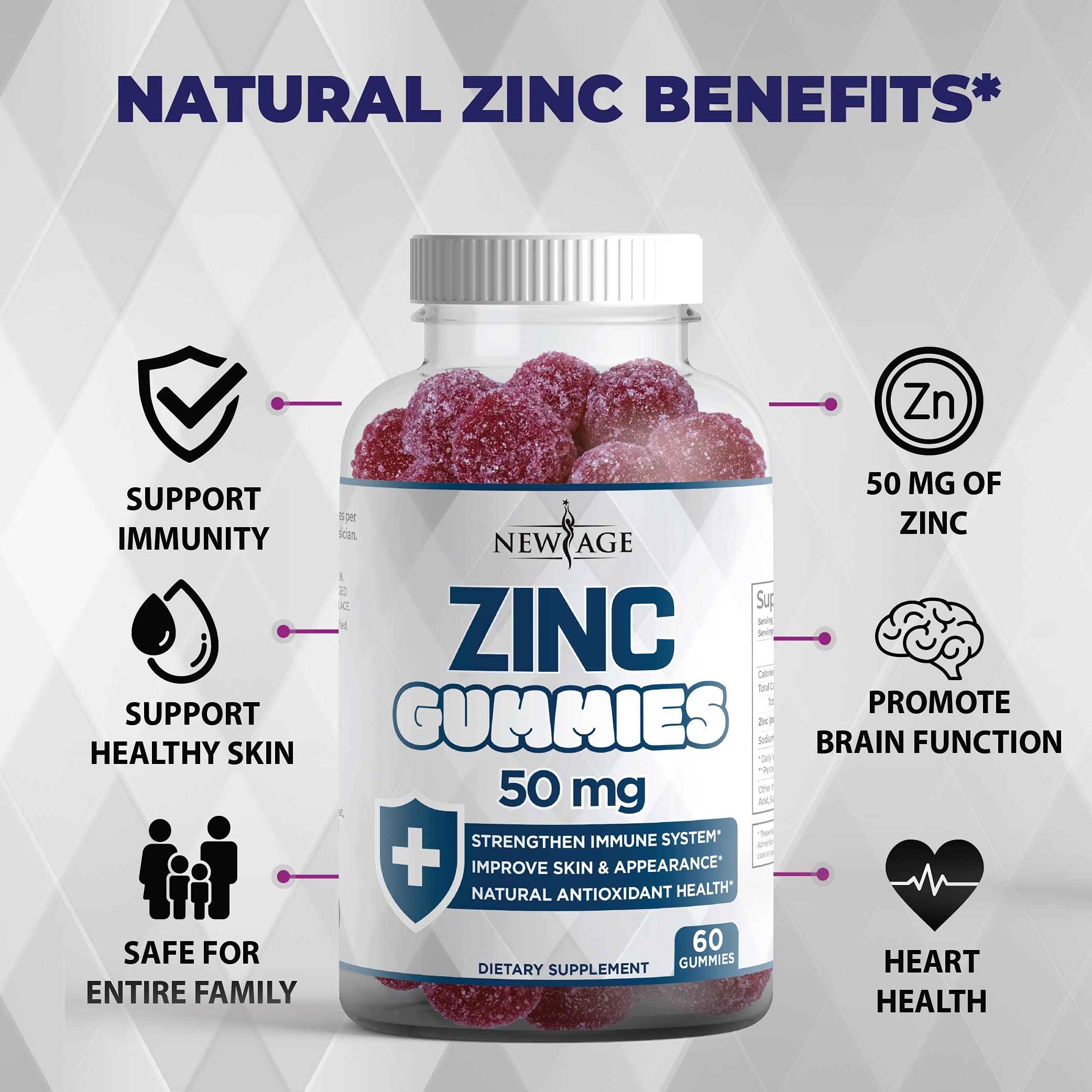 Zinc gummies for better immunity