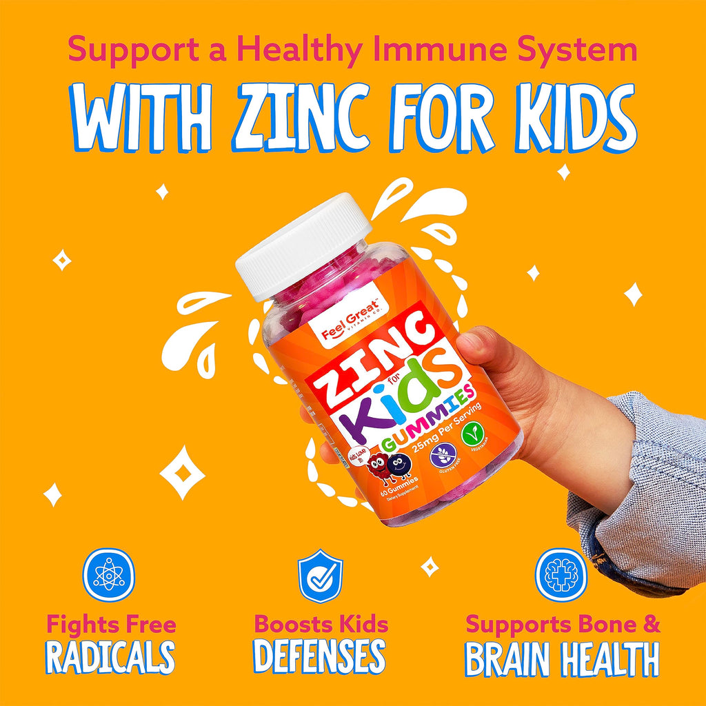Zinc gummies for boosting immunity