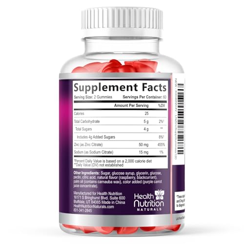 zinc gummies for daily immune boost