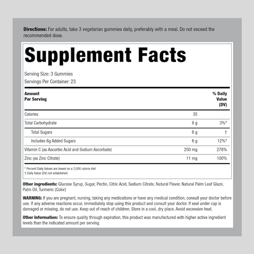 Zinc gummies for everyday health
