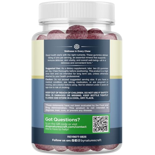 zinc gummies for immune health