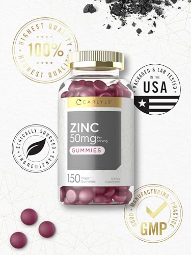 Zinc gummies for seasonal wellness