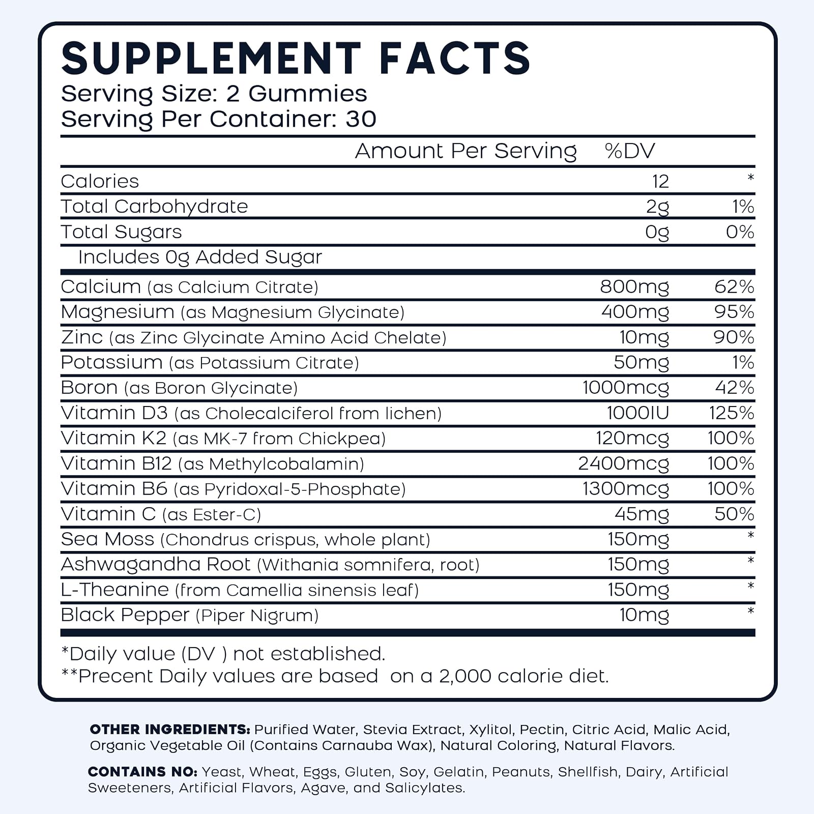 zinc gummies with calcium for immune boost
