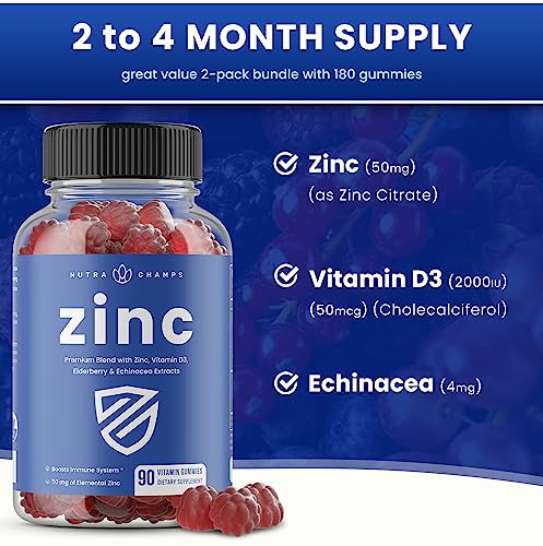 zinc gummies with elderberry for kids