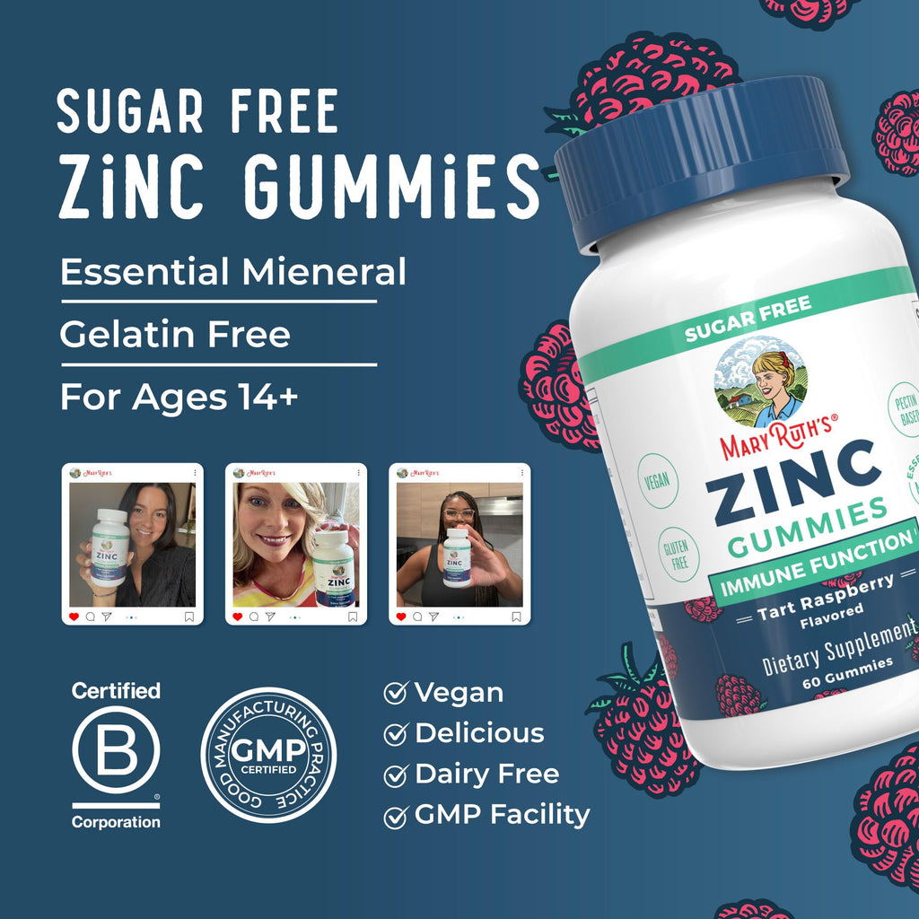 zinc gummies with no artificial flavours
