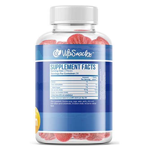 zinc gummies with no artificial ingredients