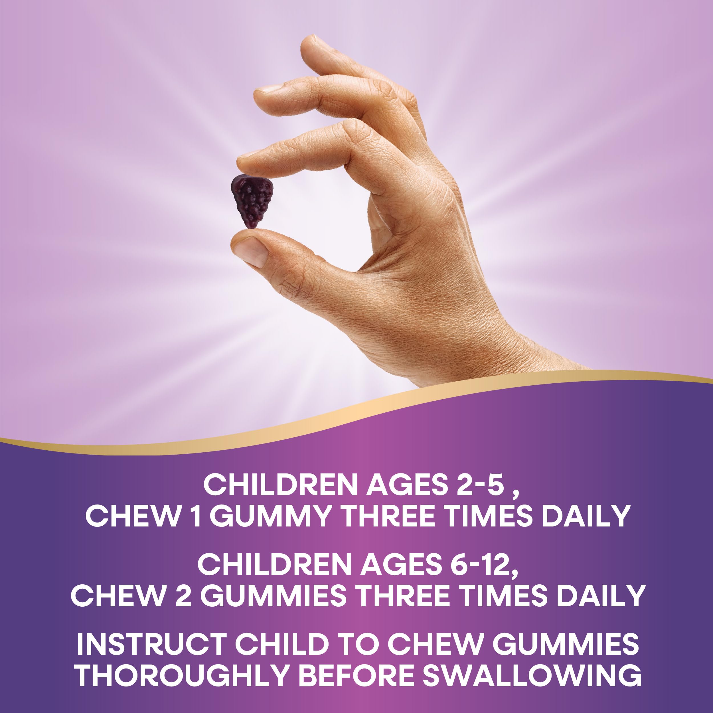 Zinc-infused cough relief for children