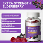 Zinc-infused elderberry gummies for health