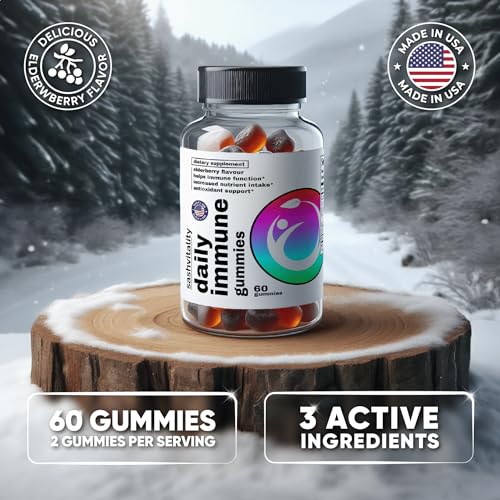 Zinc-infused elderberry gummies for wellness