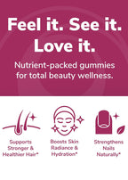 Zinc-infused hair gummies for optimal health