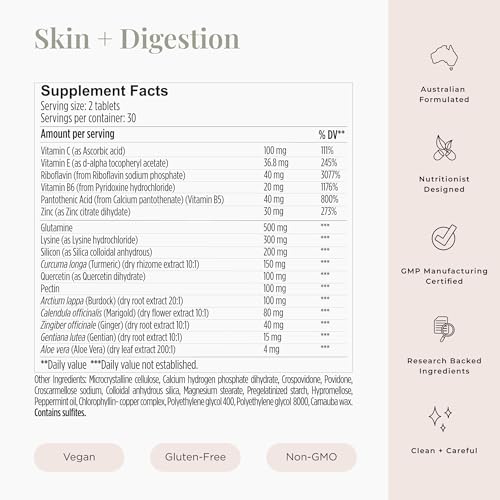 Zinc-infused supplements for clearer complexion