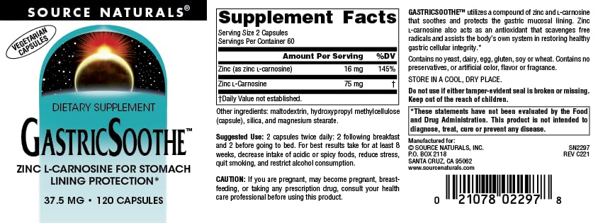 Zinc L-Carnosine for digestive health