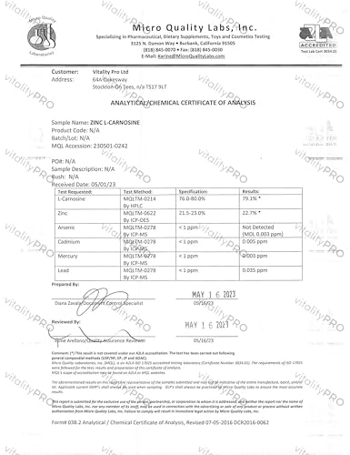 zinc L-Carnosine for gut balance