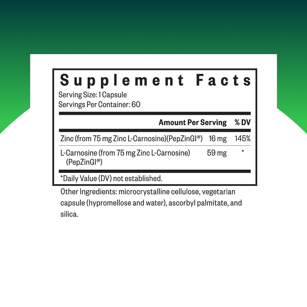 Zinc L-Carnosine for immune support