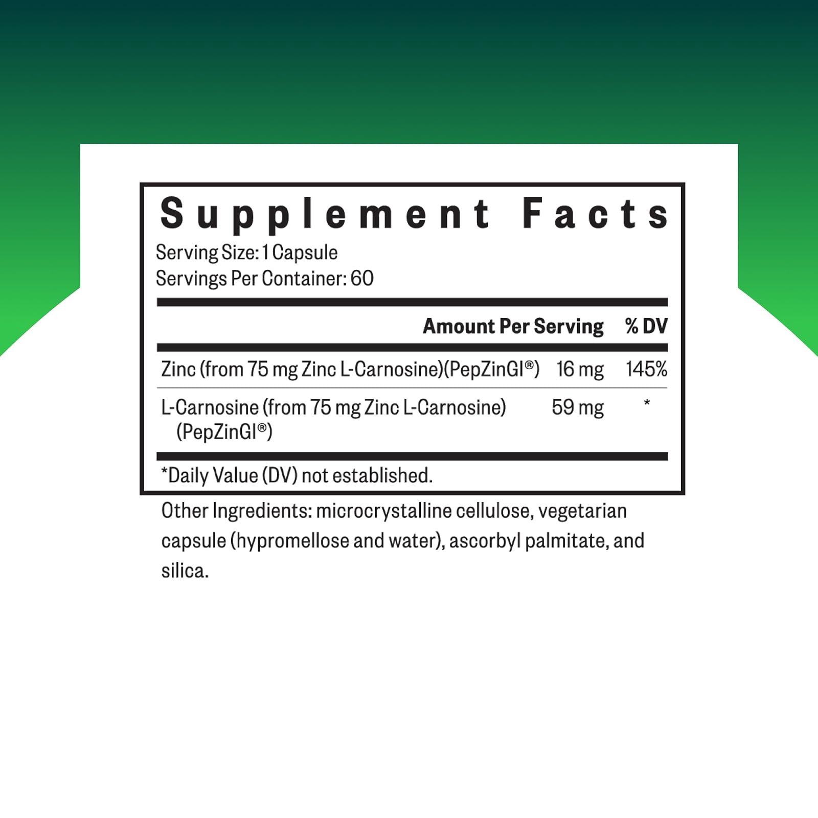 Zinc L-Carnosine for immune support