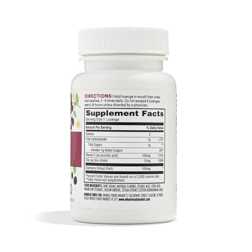 Zinc lozenges for cold relief