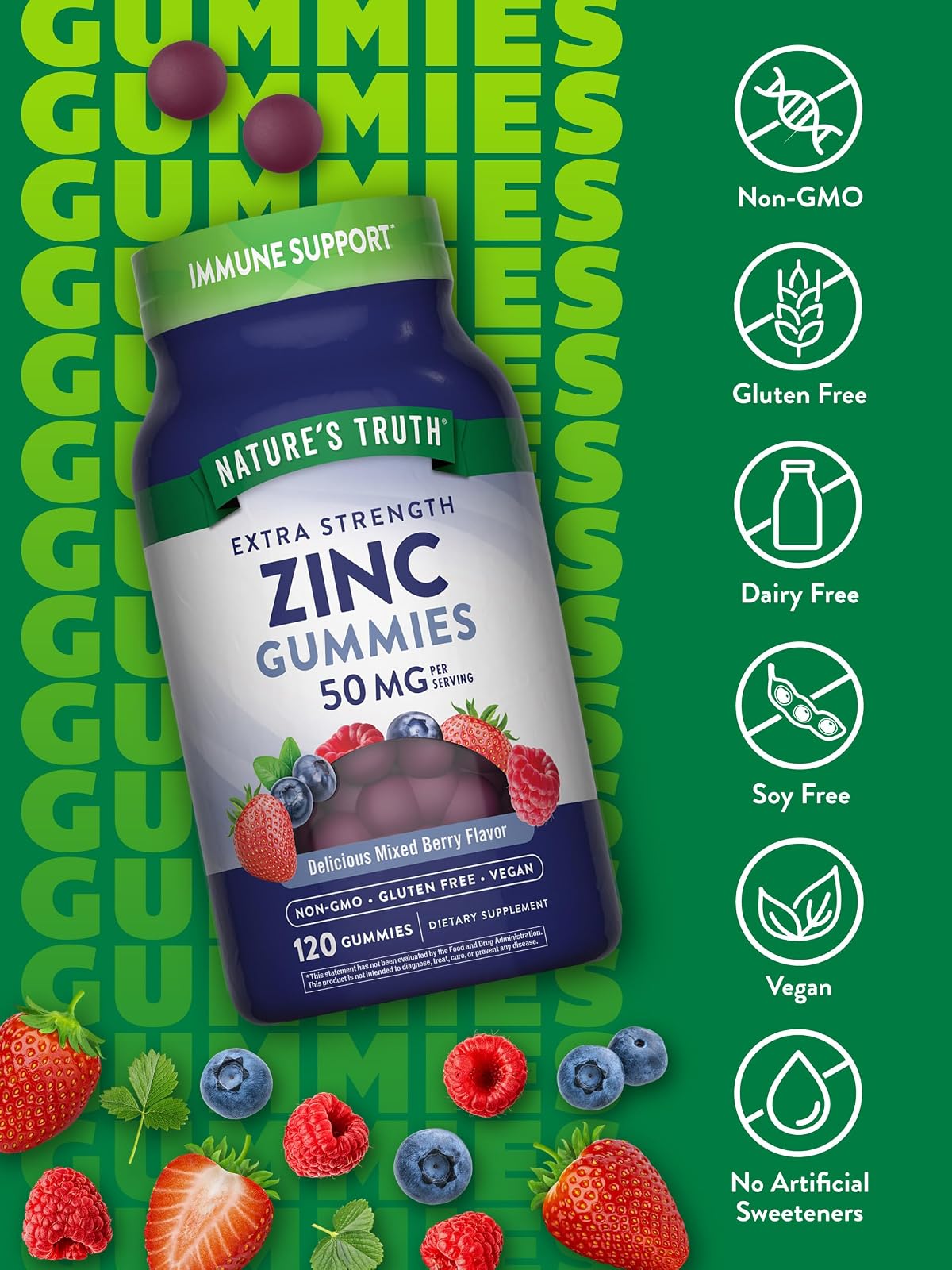 Zinc lozenges for cold season support