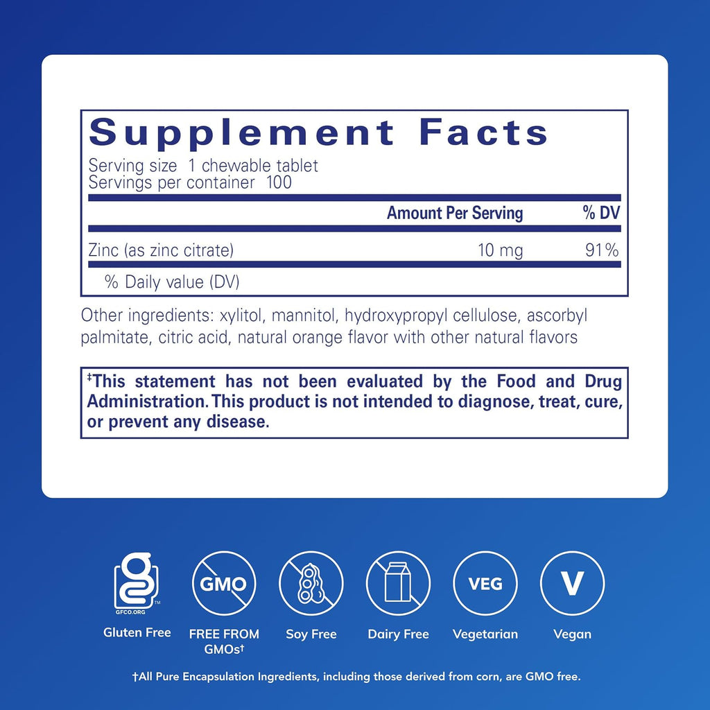 zinc lozenges for immune support