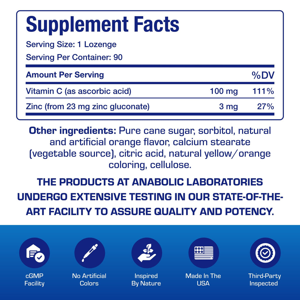 zinc lozenges for overall wellness