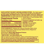 Zinc lozenges for seasonal wellness