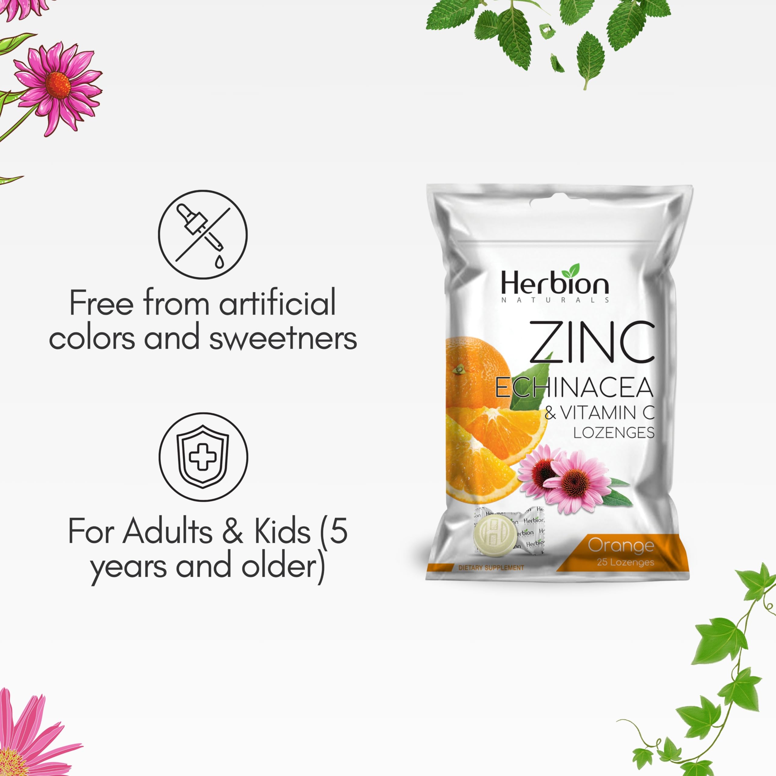 Zinc lozenges for seasonal wellness