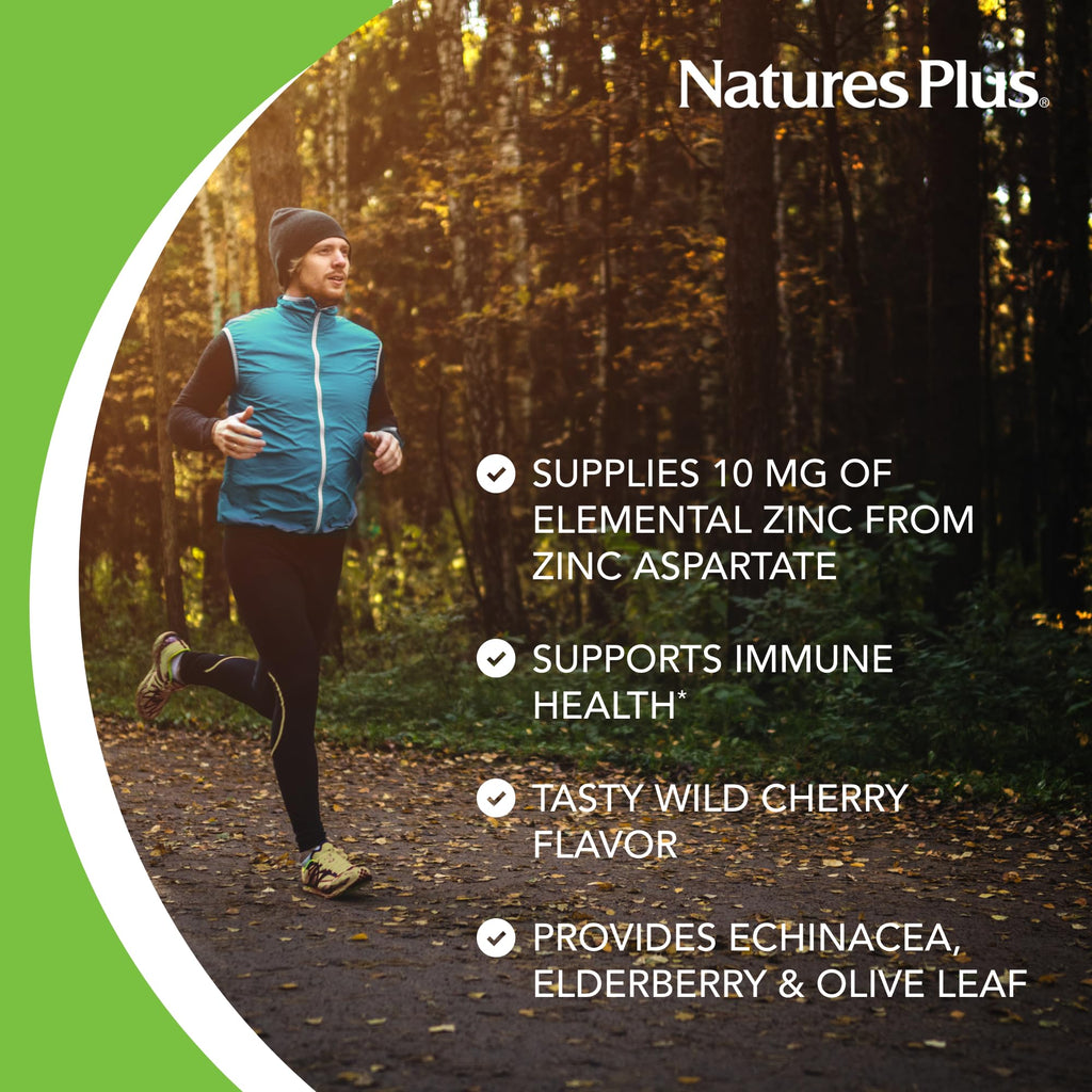 Zinc lozenges for seasonal wellness